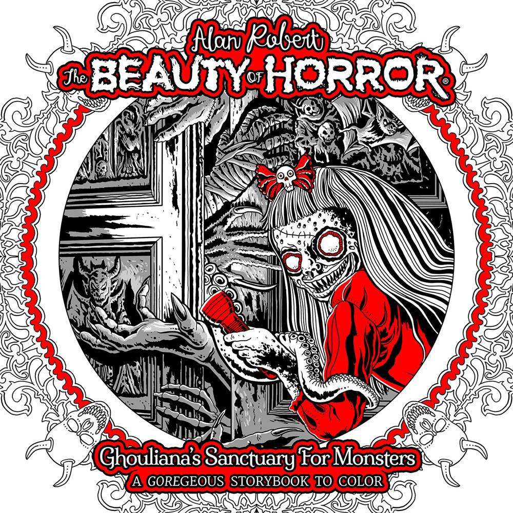 Ghouliana's Sanctuary for Monsters - A GOREgeous Storybook to Color ...