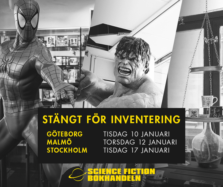 Inventering | Science Fiction Bokhandeln